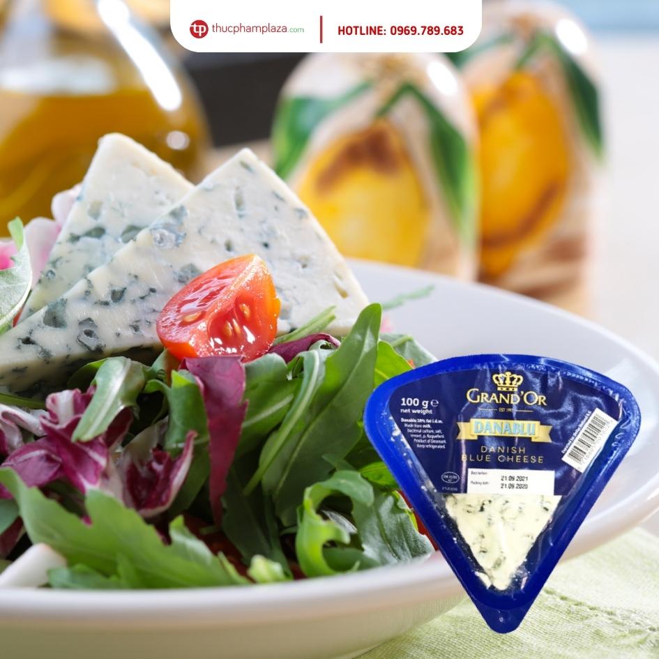 Phô mai mốc GRAND’OR Danish Blue Cheese gói 100gr - thucphamplaza.com